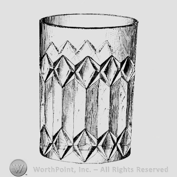 Mark with Glass pattern: No.321; tumbler. | #804414