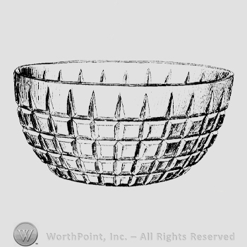 Mark with Glass pattern: No.308; finger bowl. | #804659