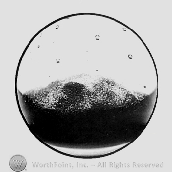 Mark with Glass Pattern: MOON; paperweight. | #807562