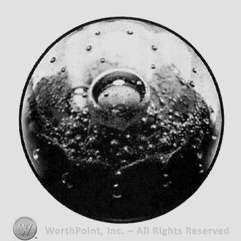 Mark with Glass Pattern: ALIEN; paperweight. | #807622