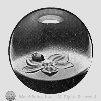 Mark with Glass Pattern: LADYBIRD; paperweight. | #807669