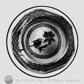 Mark with Glass Pattern: ROBIN; paperweight. | #807816