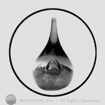 Mark with Glass Pattern: MOONDROP; paperweight. | #807949