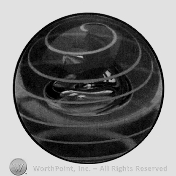 Mark with Glass Pattern: GALACTICA; paperweight. | #807959