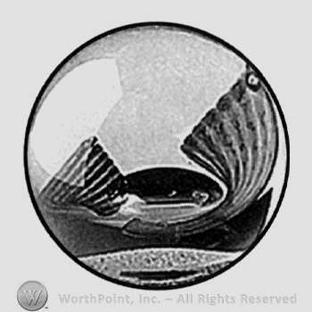 Mark with Glass Pattern: MERCURY; paperweight. | #808143