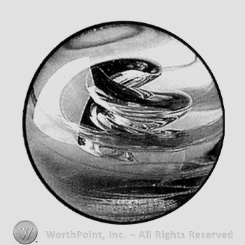 Mark with Glass Pattern: AFFINITY; paperweight. | #808215