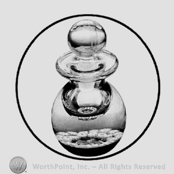 Mark with Glass Pattern: MINI ROSE PERFUME | #809256