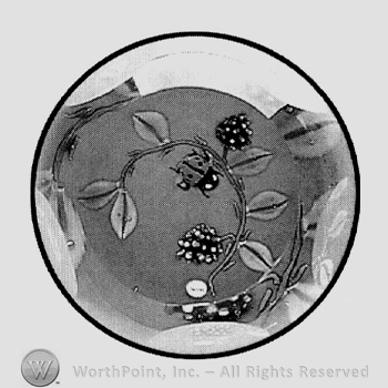 Mark with Glass Pattern: LADYBIRD; paperweight. | #809366