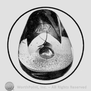 Mark with Glass Pattern: DRUID; paperweight. | #809388