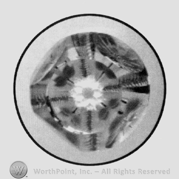 Mark with Glass Pattern: SPRING; paperweight. | #810388