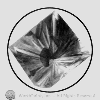 Mark with Glass Pattern: STARSTRUCK; paperweight. | #810631