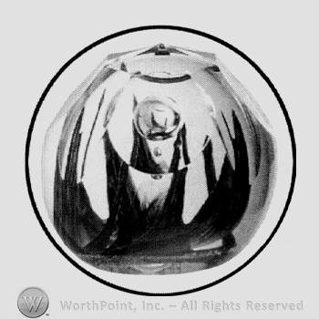 Mark with Glass Pattern: INVINCIBLE; paperweight. | #810695