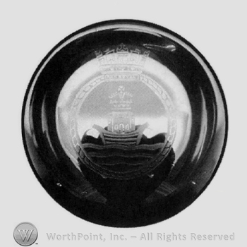 Mark with Glass Pattern: ARK ROYAL; paperweight. | #810912