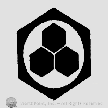 Mark with turtle shell pattern, hexagon | #811185