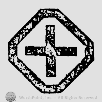 Mark with symbol with an abstract cross, Tokyo, | #811946
