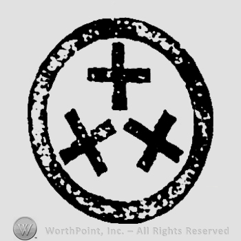 Mark with symbol with an abstract cross, Tokyo, | #811977