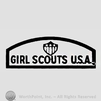 Mark with The words "GIRL SCOUTS U.S.A.", a | #812905