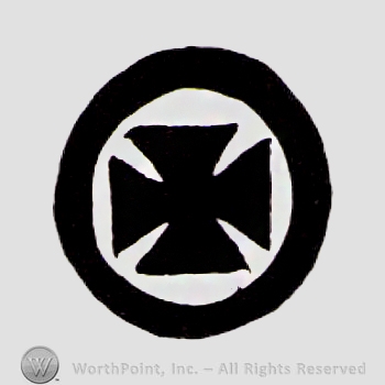 Mark with A Maltese cross and a circle. | #812948