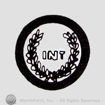 Mark with The words "INT", laurels and a circle. | #812974