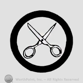 Mark with Scissors and a circle. | #813072