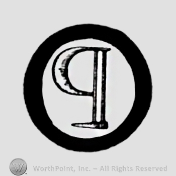 Mark with The letter "P" mirrored and a circle. | #813142