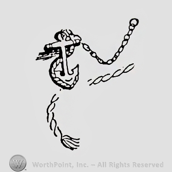 Mark with An anchor, a chain and a rope. | #813194