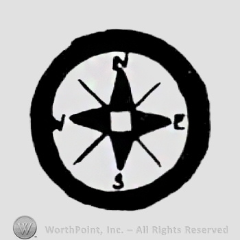 Mark with The points of the compass and a circle. | #813271