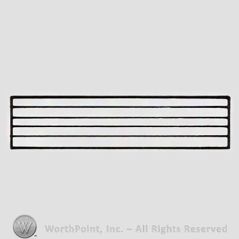 Mark with A rectangle and parallel lines. | #813355
