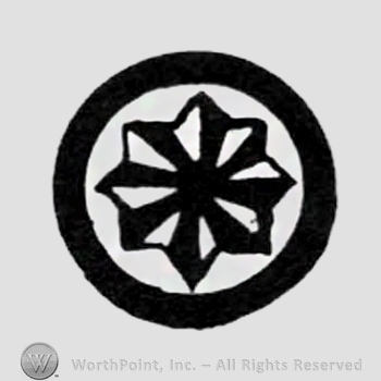 Mark with An eight pointed star and a circle. | #813375