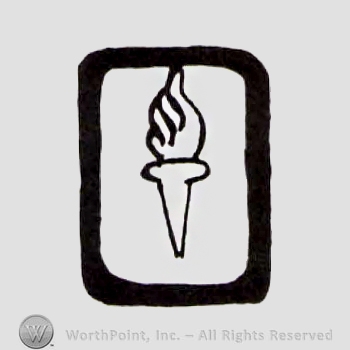 Mark with A torch and a rounded rectangle. | #813456