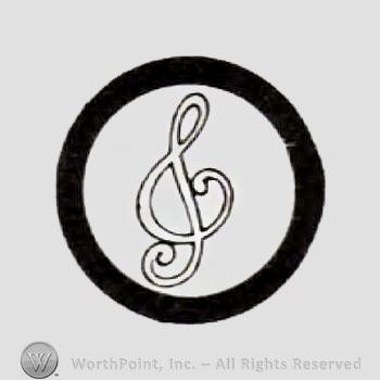 Mark with A treble clef and a circle. | #813599