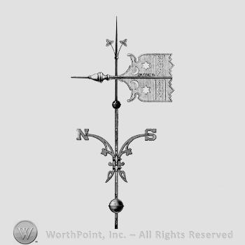 Mark with Metal pattern: BANNERET; Weather Vane. | #817041