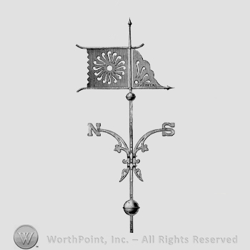 Mark with Metal pattern: BANNERET; Weather Vane. | #817050