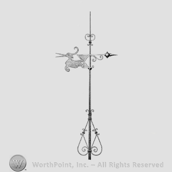 Mark with Metal pattern: BANNERET; Weather Vane. | #817061