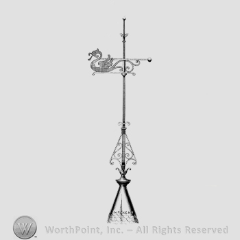 Mark with Metal pattern: BANNERET; Weather Vane. | #817062