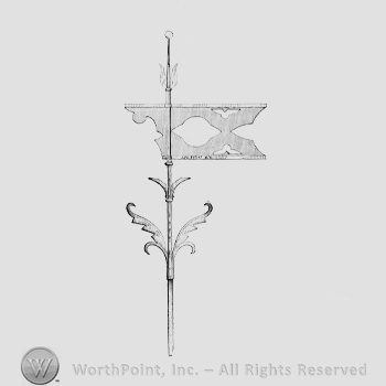 Mark with Metal pattern: BANNERET AND FINIAL; | #817071