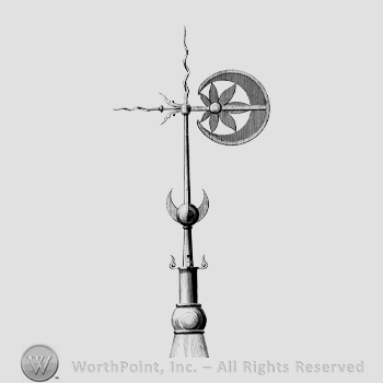 Mark with Metal pattern: BANNERET; Weather Vane. | #817073
