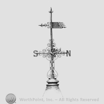Mark with Metal pattern: BANNERET; Weather Vane. | #817074