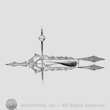 Mark with Metal pattern: REVOLVING SCROLL; | #817104