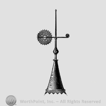 Mark with Metal pattern: BANNERET; Weather Vane. | #817110