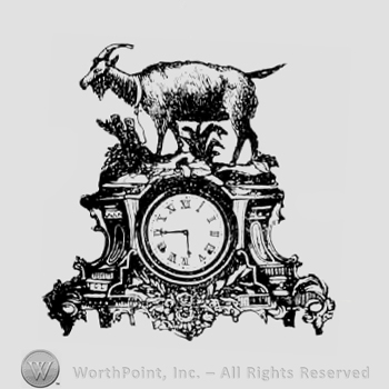 Mark with Clock pattern: Goat. | #825701