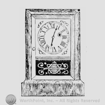 Mark with Clock pattern: Rose & Gilt. | #825965