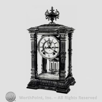 Mark with Clock pattern: Ansonia Crystal | #826630