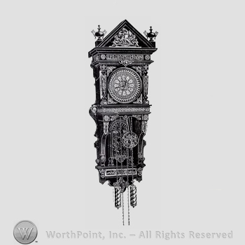 Mark with Clock pattern: Antique Hanging. | #826865
