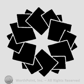 Mark with colored paper, crest, paper, | #829526