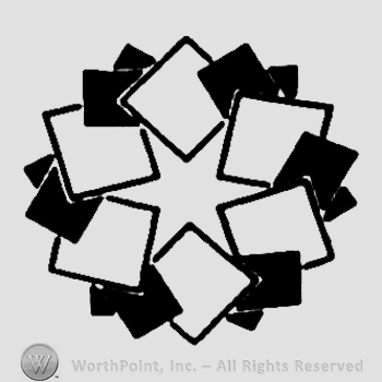 Mark with colored paper, crest, paper, | #829527