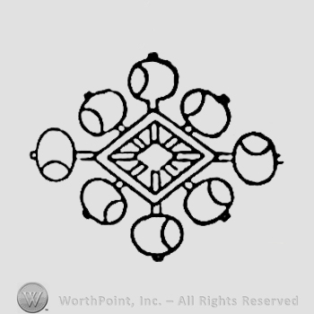 Mark with water wheel, crest, , | #829964