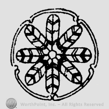 Mark with hawk feather, crest, hawk, | #838473