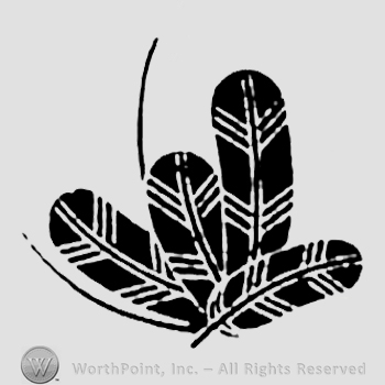 Mark with hawk feather, crest, hawk, | #838637