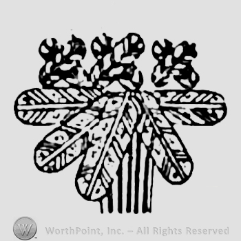 Mark with hawk feather, crest, hawk, | #838640